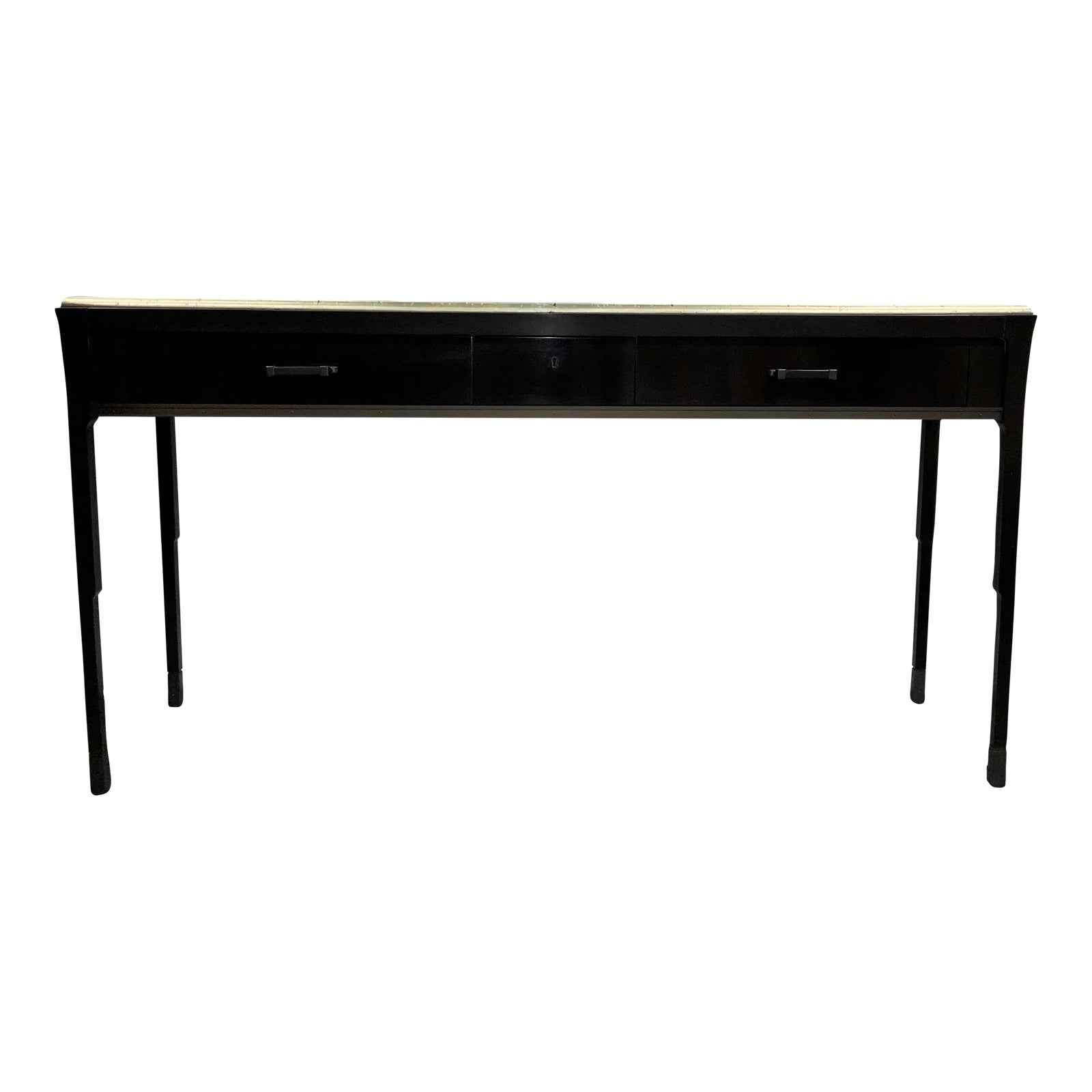 Bill Sofield for Baker Modern Texture Silver Leaf Finished Rill Hall ...