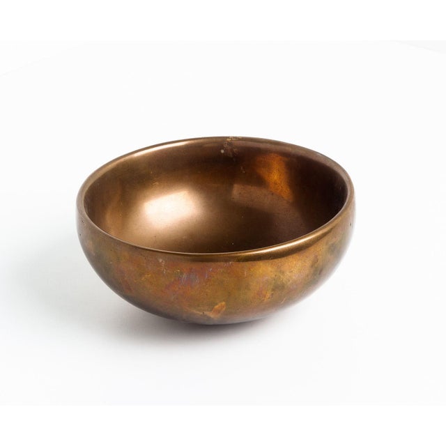 Alma Allen Solid Bronze Footed Bowl | Chairish