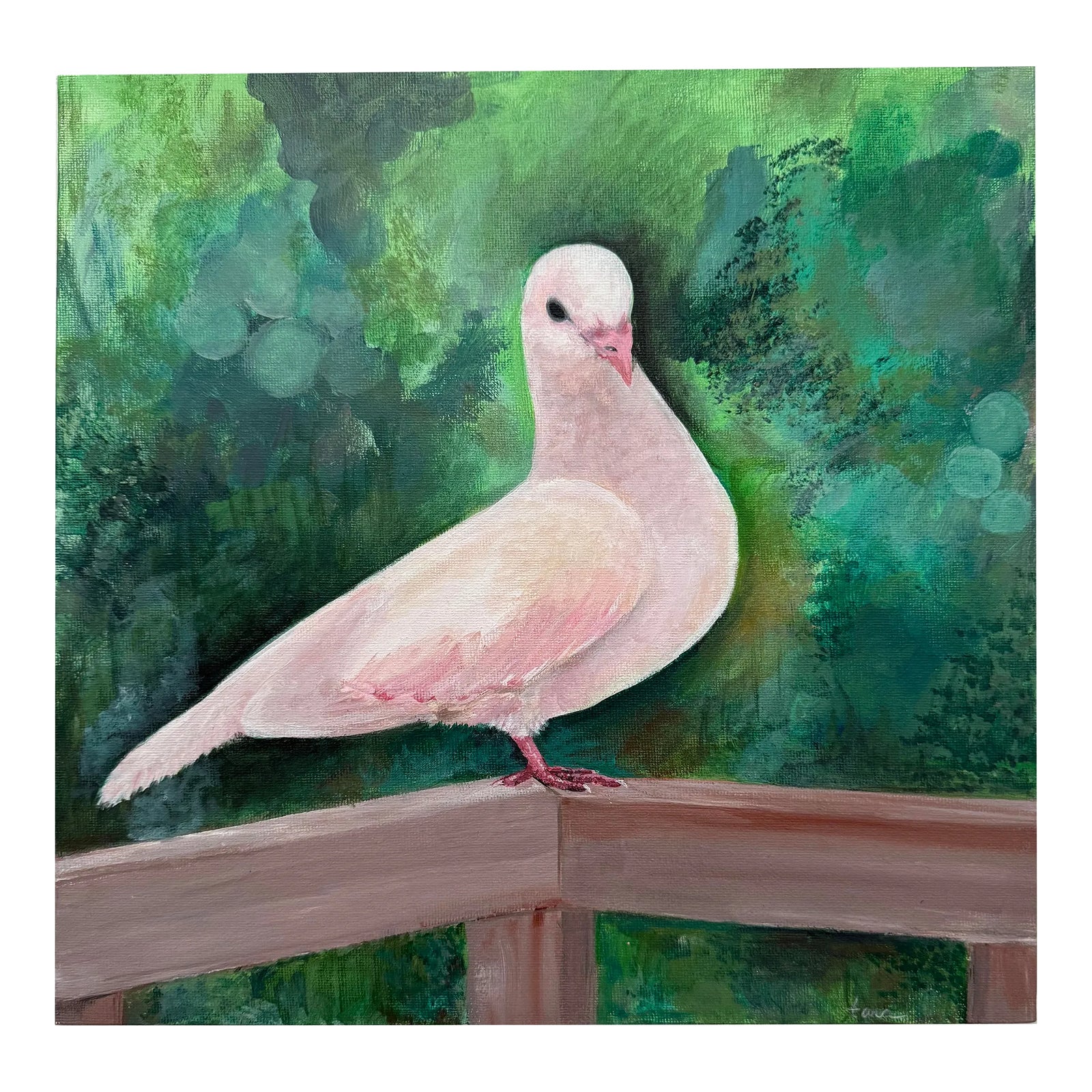 Pretty Bird by Tara Connelly Original Painting on Canvas Panel | Chairish