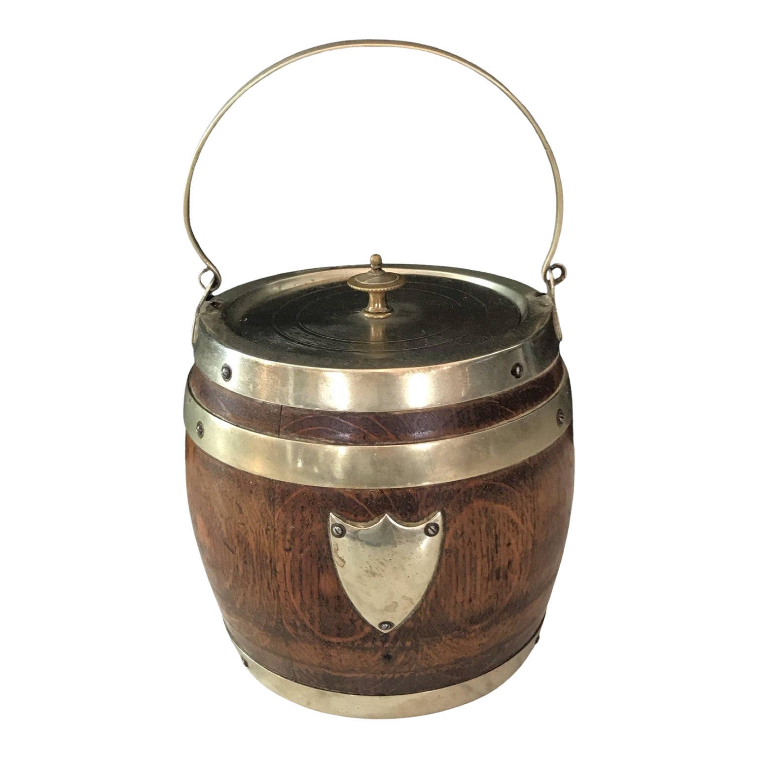 Early 20th Century British Biscuit Barrel | Chairish