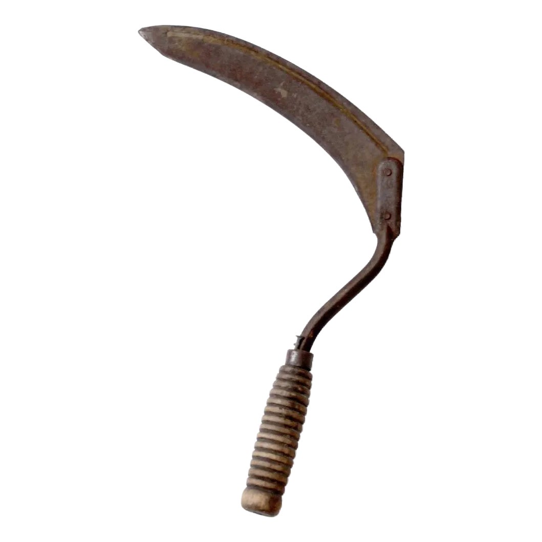 Antique Primitive Sickle | Chairish
