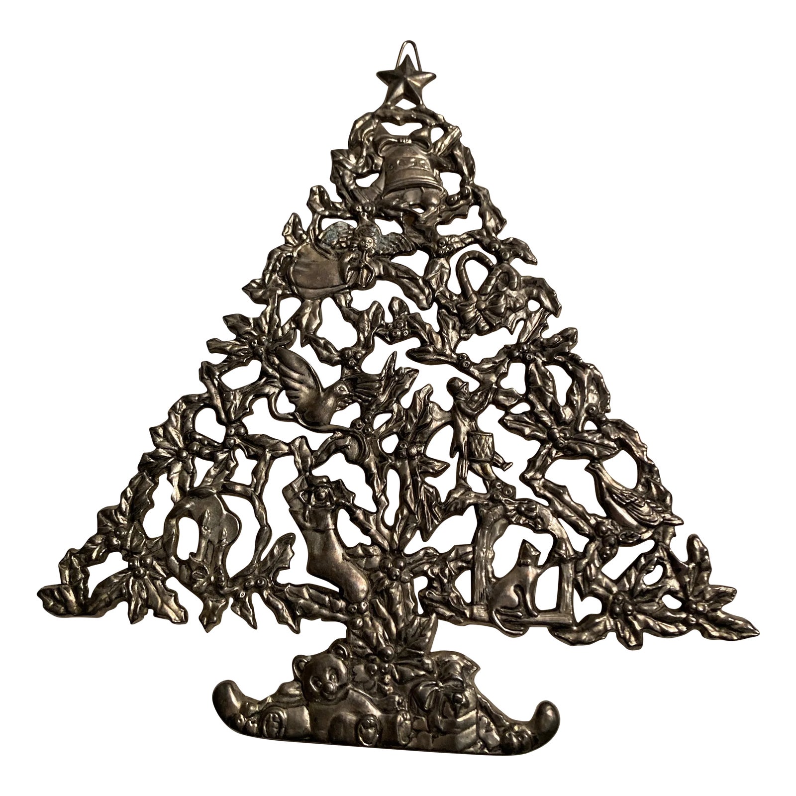 2000s Christmas Tree Tray | Chairish