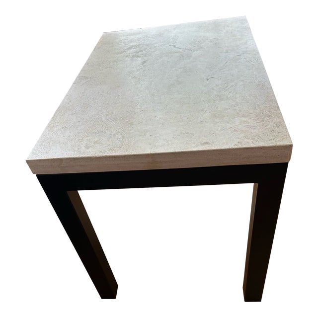 Stone Top Side Table | Chairish