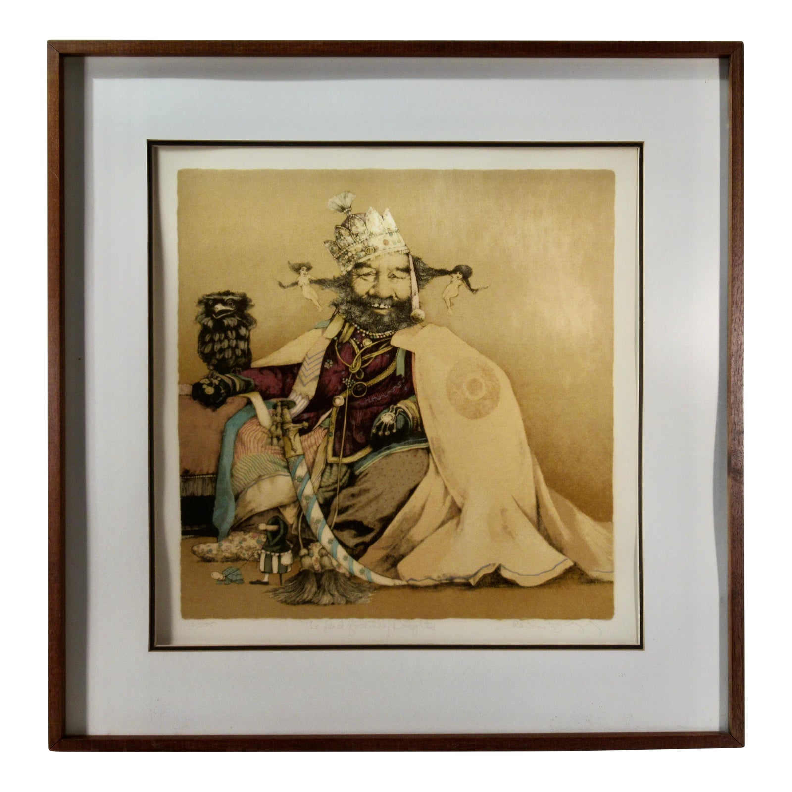 Charles Bragg The Lord Of Earthly Delights C. 1980 Reproduction Print ...