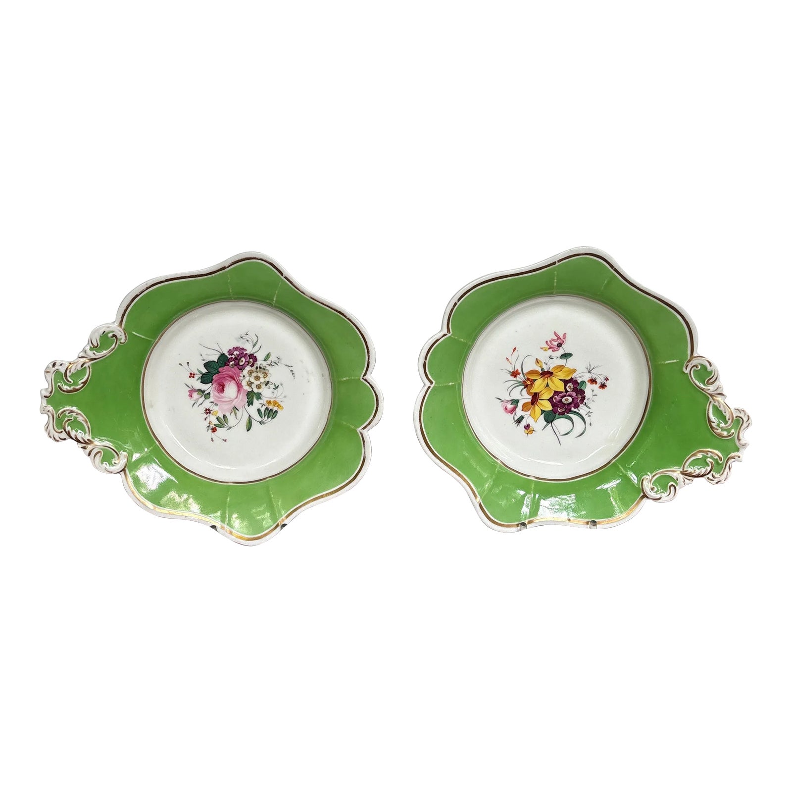 Pair of Mid 19th Century English Serving Dishes | Chairish
