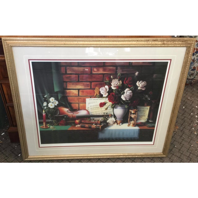 1980s Ronnie Hedge Limited Edition Signed Lithograph Still Life | Chairish