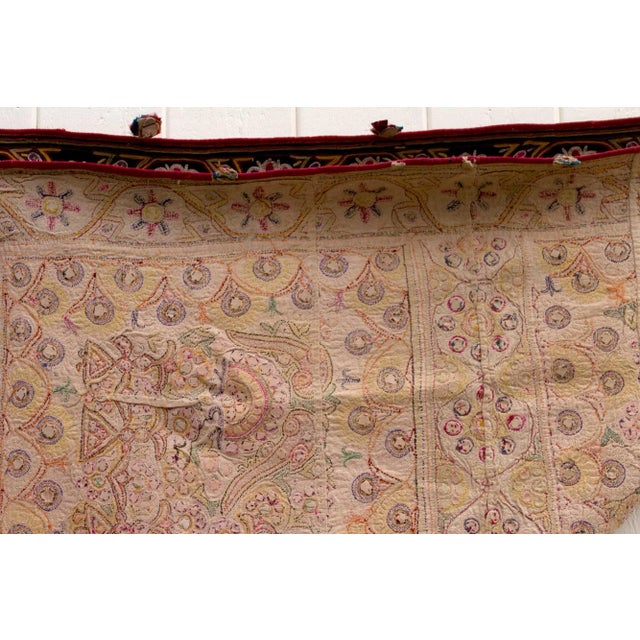 Vintage Ceremonial Indian Sindhi Tapestry | Chairish