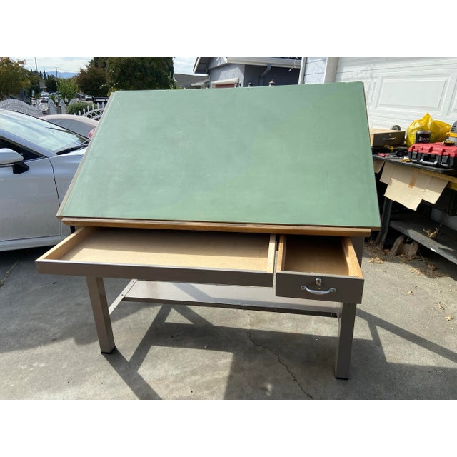 1980s Vintage Hamilton Drafting Table | Chairish