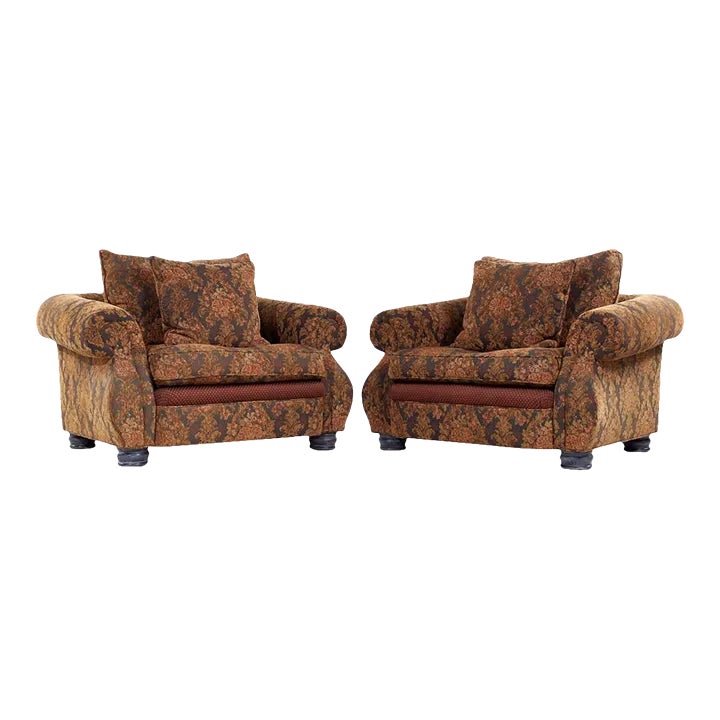 Carol Hicks Bolton and Ej Victor Contemporary Lounge Chair - Pair ...