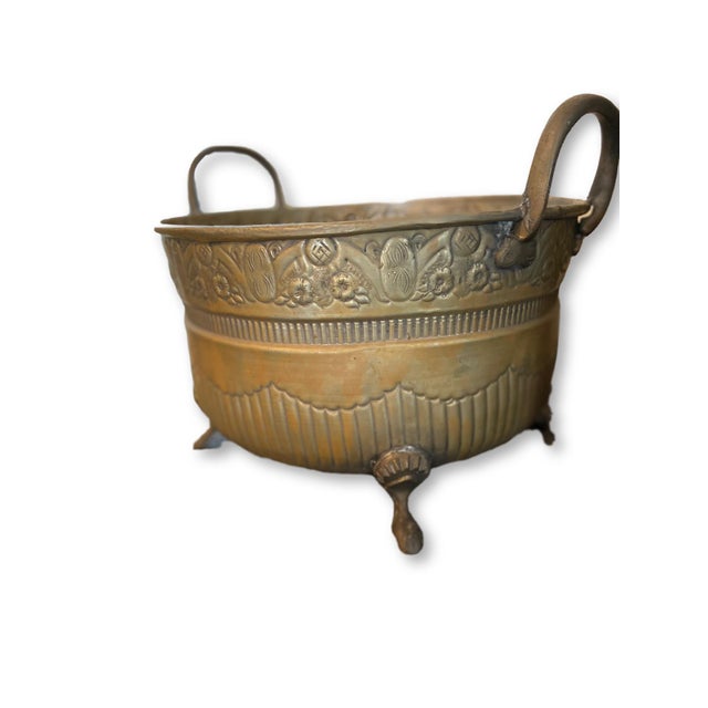 1970s Vintage Moroccan Brass Bucket | Chairish