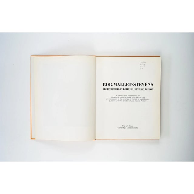 Rob-Mallet Stevens Architecture, Furniture, Interior Design by Jean ...