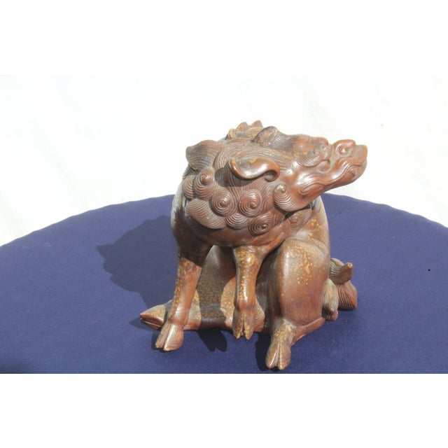 Japanese Foo Dragon Figure | Chairish