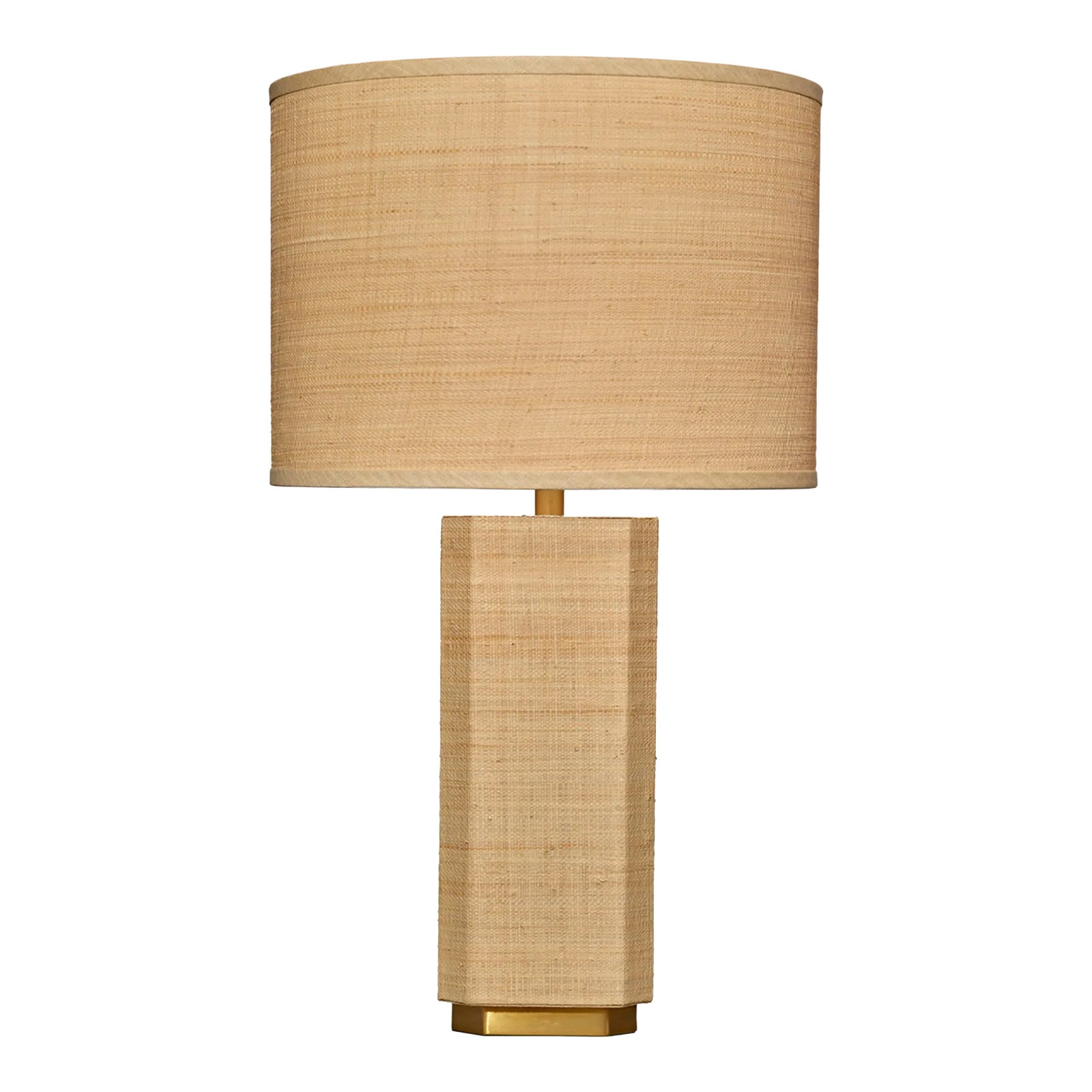 Utopia Raffia Table Lamp | Chairish