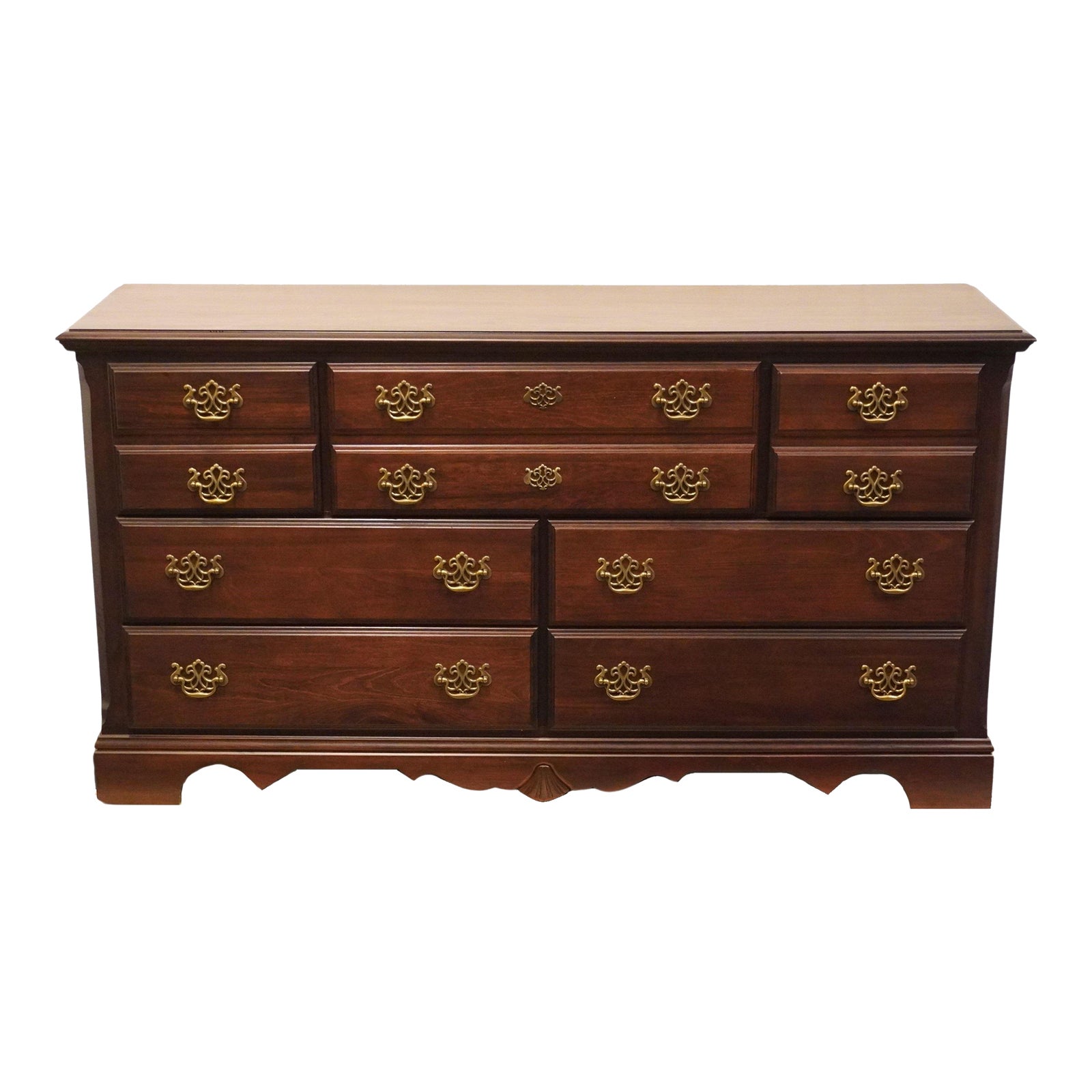 Kincaid Furniture Cherry Crossing Traditional Style 61" Double Dresser ...
