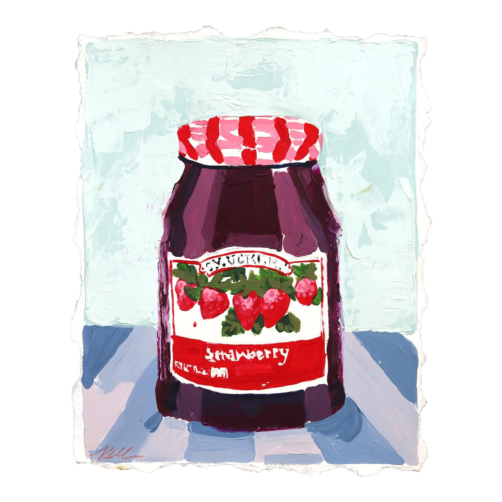 Jelly Time - Food Condiment Still Life Color Drenched Mixed Media ...