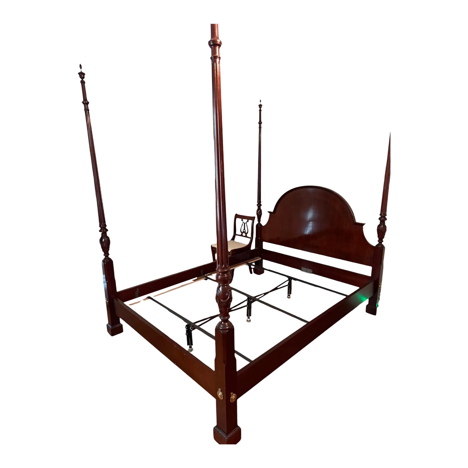 Queen Four-Poster Bed by Baker Furniture | Chairish