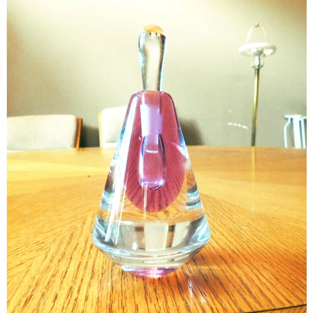 1950s Signed Neodymium Alexandrite Cased Studio Art Glass Perfume ...