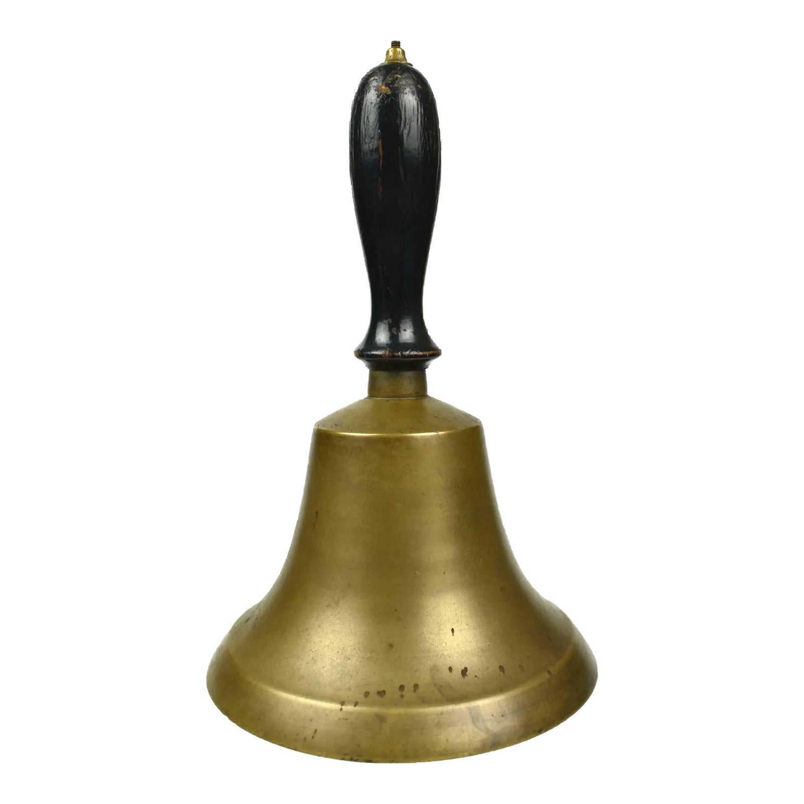 Mid-Century Modern Large Heavy Solid Brass Church School Teacher Bell ...