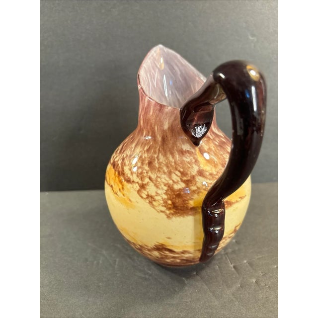 Antique Glass Decanter Cruet, Signed by Delatte Nancy. France C.1940 ...
