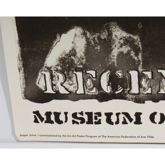 1966 Risd Museum of Art Poster by Jasper Johns | Chairish