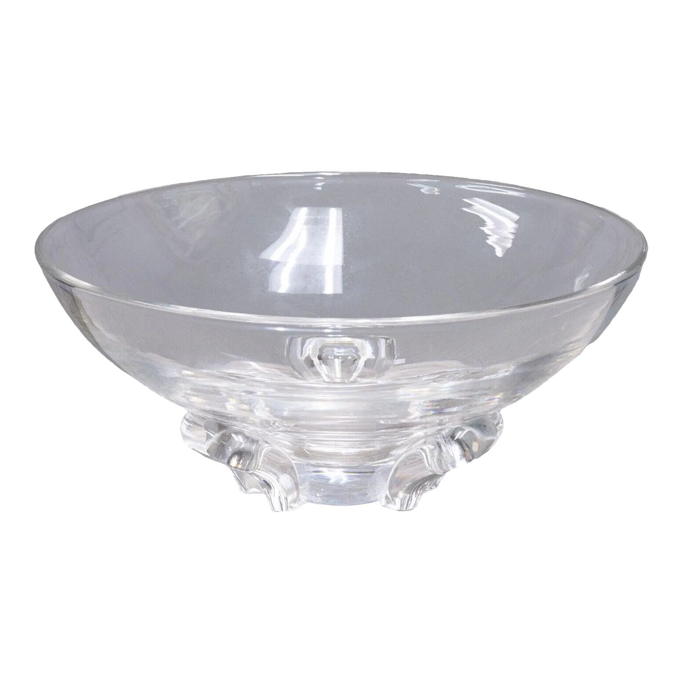 Donald Pollard for Steuben 8059 Trillium Floret Crystal Bowl ...