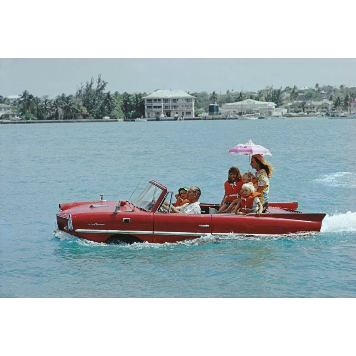 "Sea Drive" Original Color Photograph After Slim Aarons 60x40 | Chairish