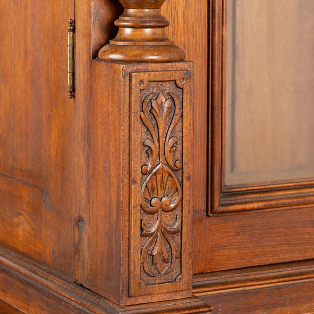 Tall French Walnut Gun Cabinet, Circa 1890 | Chairish