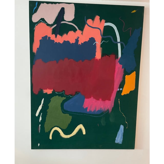 "Reserved Smile", 2020 by Jason Tessier Abstract Painting | Chairish