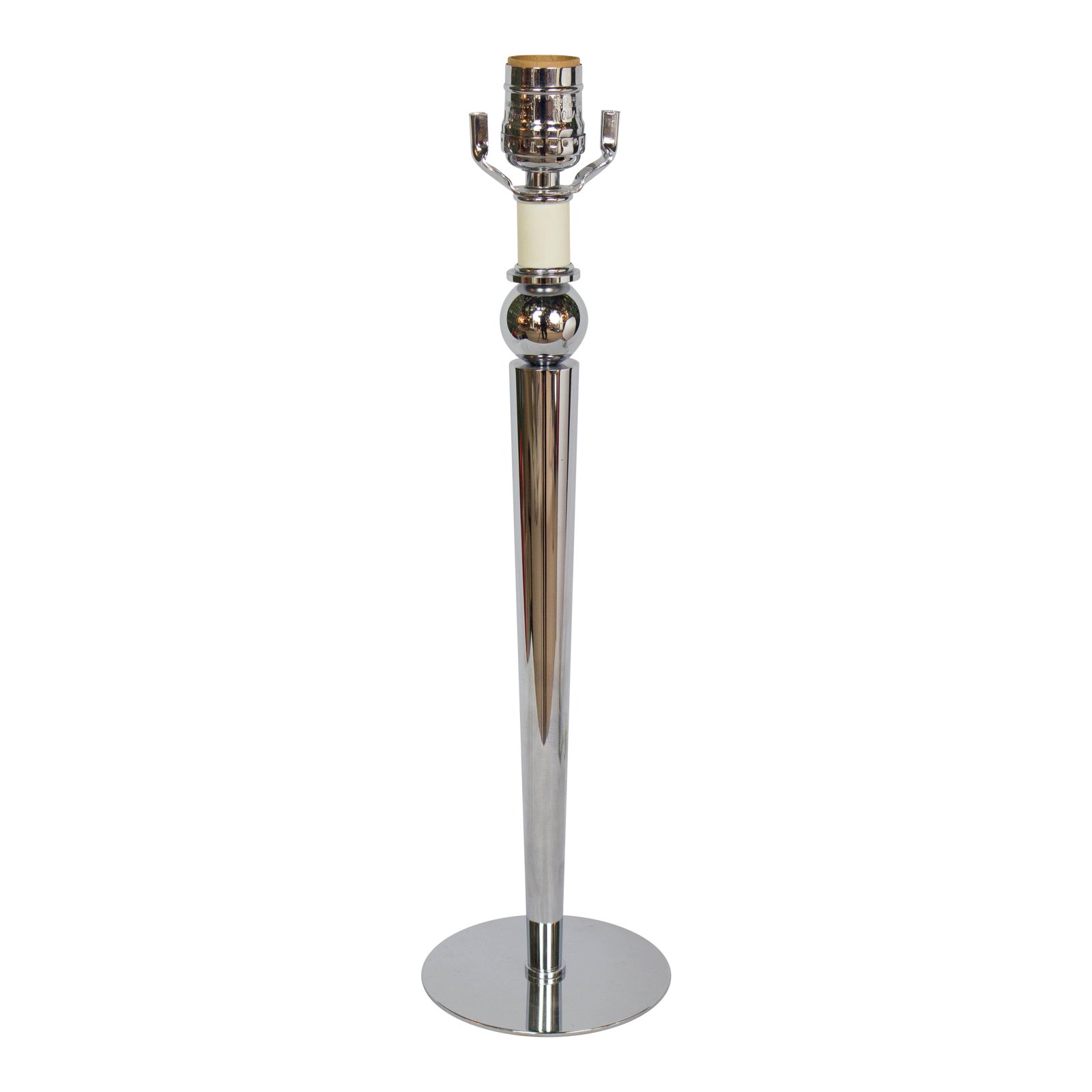Custom Chrome Table Lamp | Chairish
