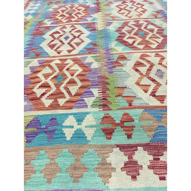 Hand Knotted Traditional Design Uzbek Rug. 5'1" X 6'5" | Chairish