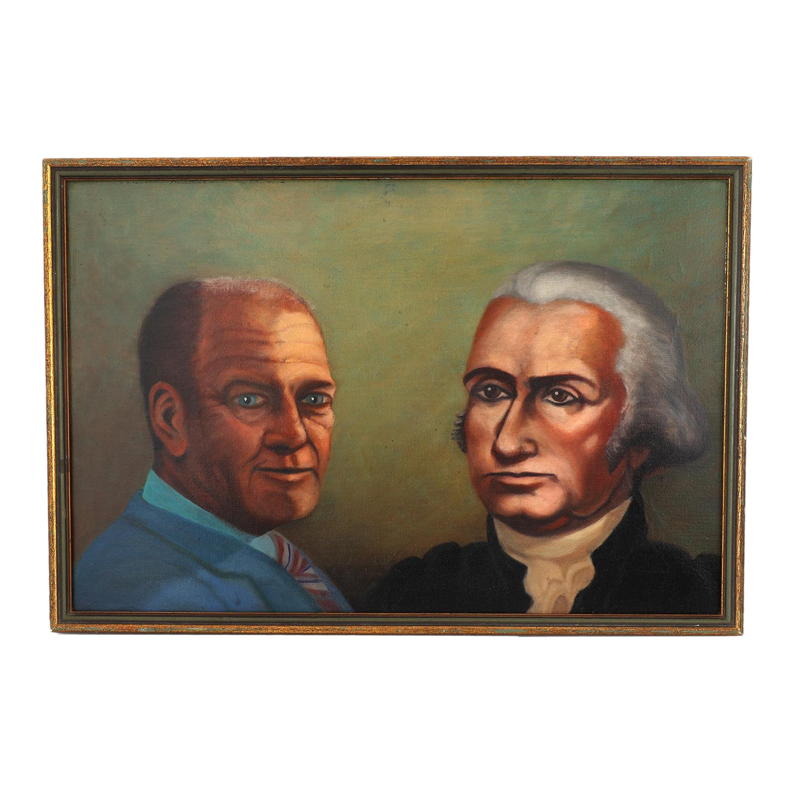 Presidents Day Painting of George Washington and Gerald Ford Original ...