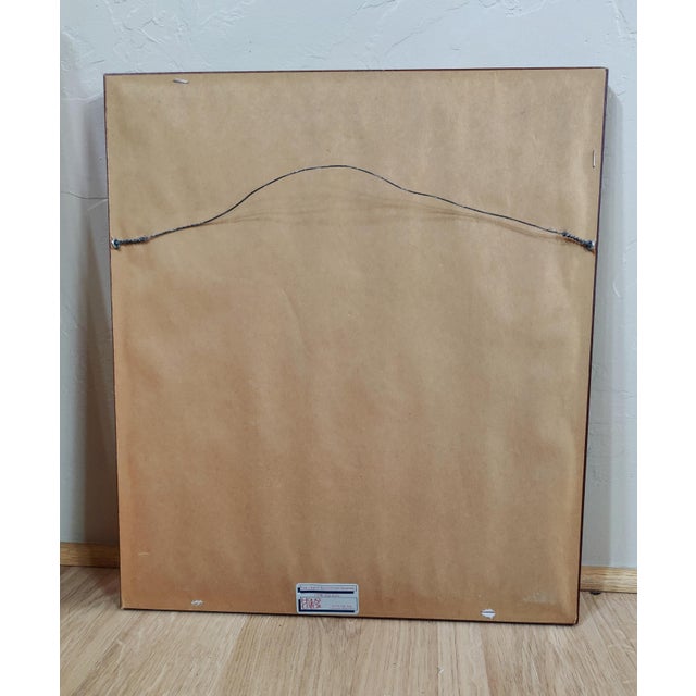 1995 Original Abstract Painting Signed Nancy Tokar Miller, Framed ...