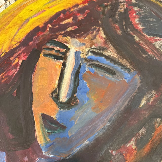 Phil Saxon Ink Drawing on Paper | Chairish