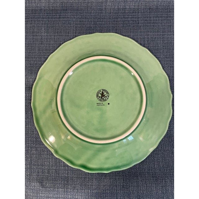 Vintage Bordallo Pinheiro Majolica Luncheon Plate With Rabbit and ...