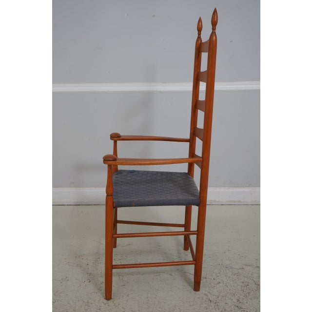 Set of 8 Shaker Style Cherry Dining Room Armchairs | Chairish