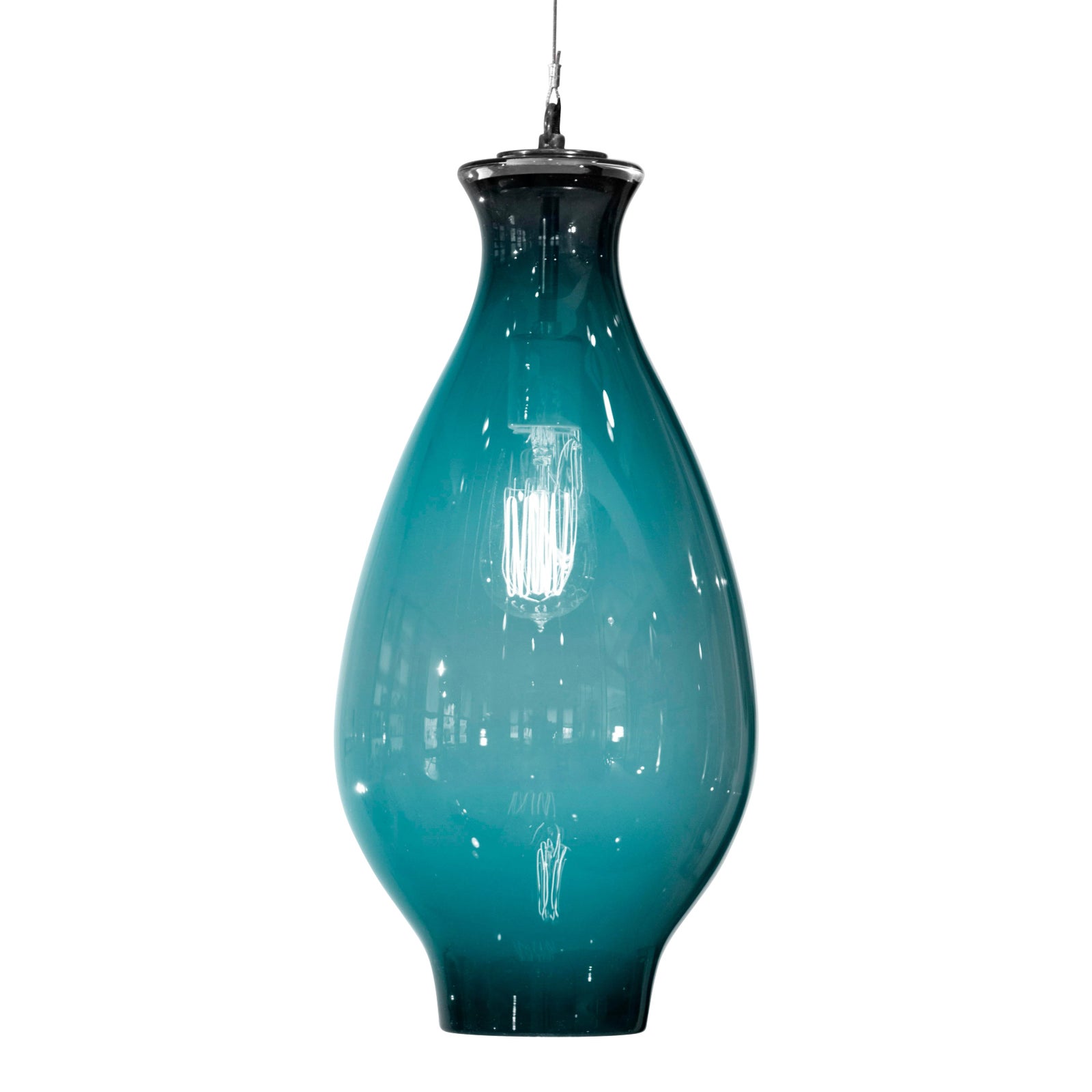 Iris Pendant Light from the Versuvius Collection in Lagoona | Chairish