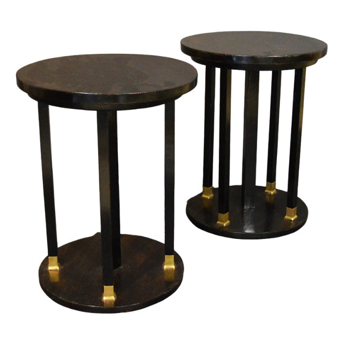 Vienna Secession Occasional Tables, 1910s, Set of 2 | Chairish