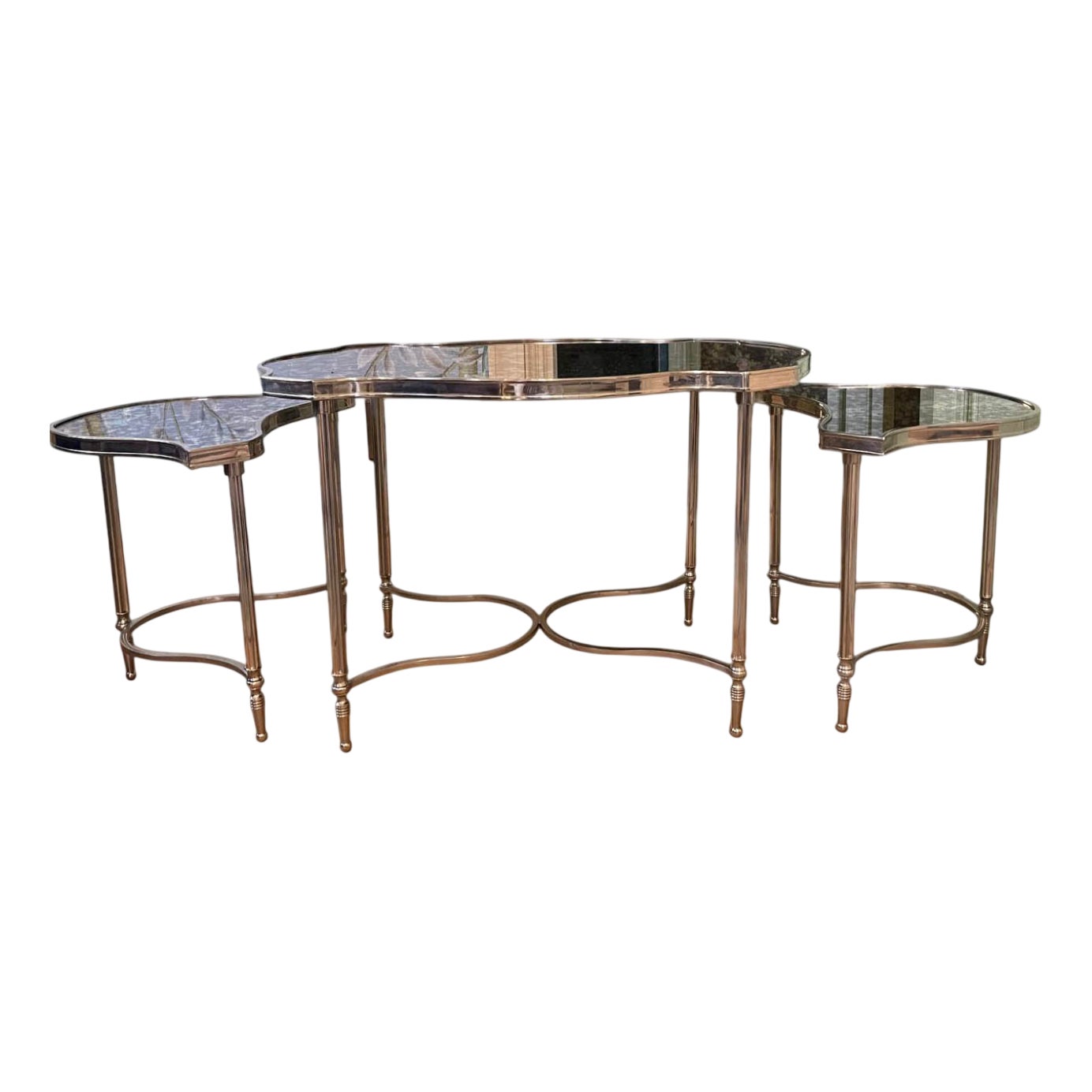 Cartouche Nesting Cocktail Tables by Global Views Furniture, Set of 3 ...