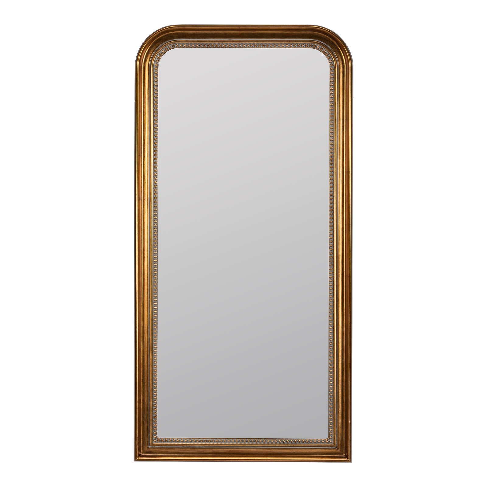 Sepik Wall Mirror, Antique Gold | Chairish