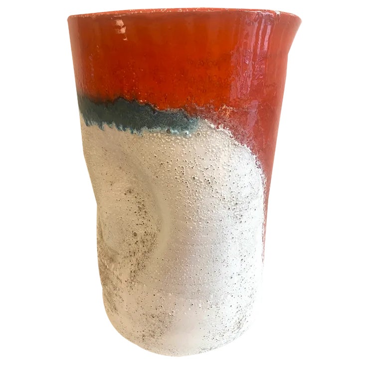 Large Ceramic and Enamel Umbrella Stand by Pino Castagna, Italy, 1970s ...