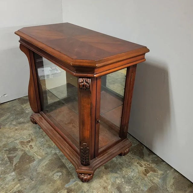 20th C Horchow Italian Table Top Vitrine Display Cabinet | Chairish