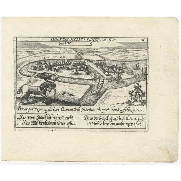 Daniel Meisner and Eberhart Kieser, City of Sloten, 1630, Paper | Chairish