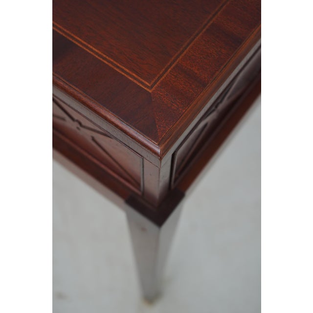 Baker Historic Charleston 1 Drawer Mahogany End Table | Chairish
