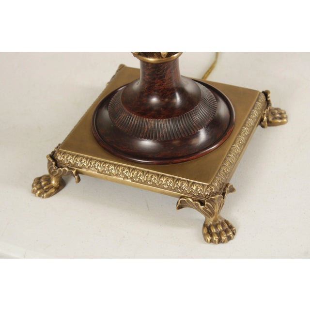 Early 21st Century Neoclassical Style Brass Mounted Vasiform Table Lamp ...