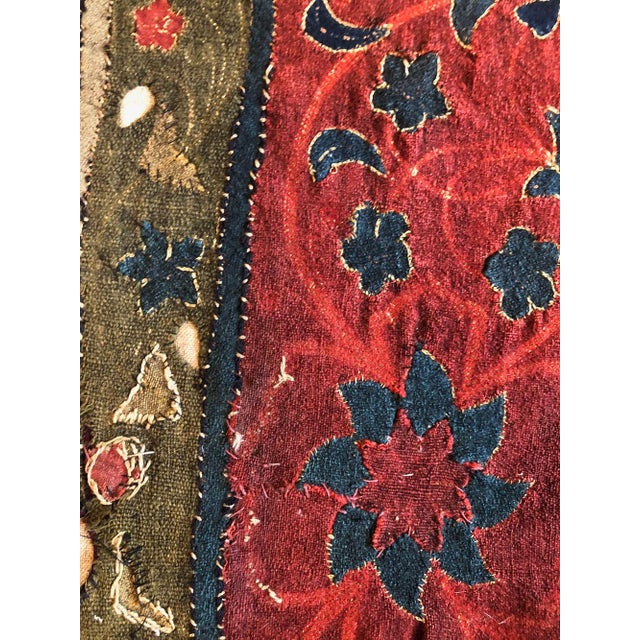 17th Century Persian Rasht Embroidery/Textile | Chairish