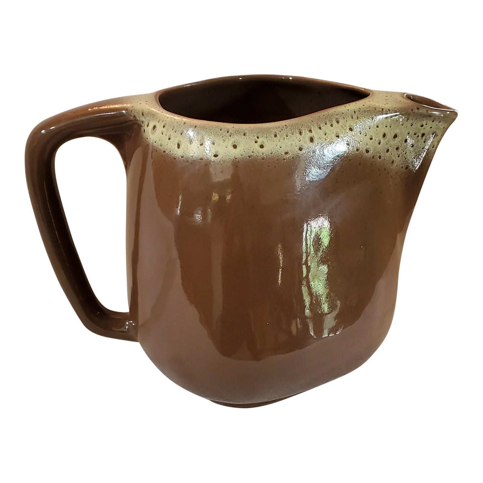 Vintage 1950s Mid-Century Modern Tamac Art Pottery Frosty Fudge Large ...