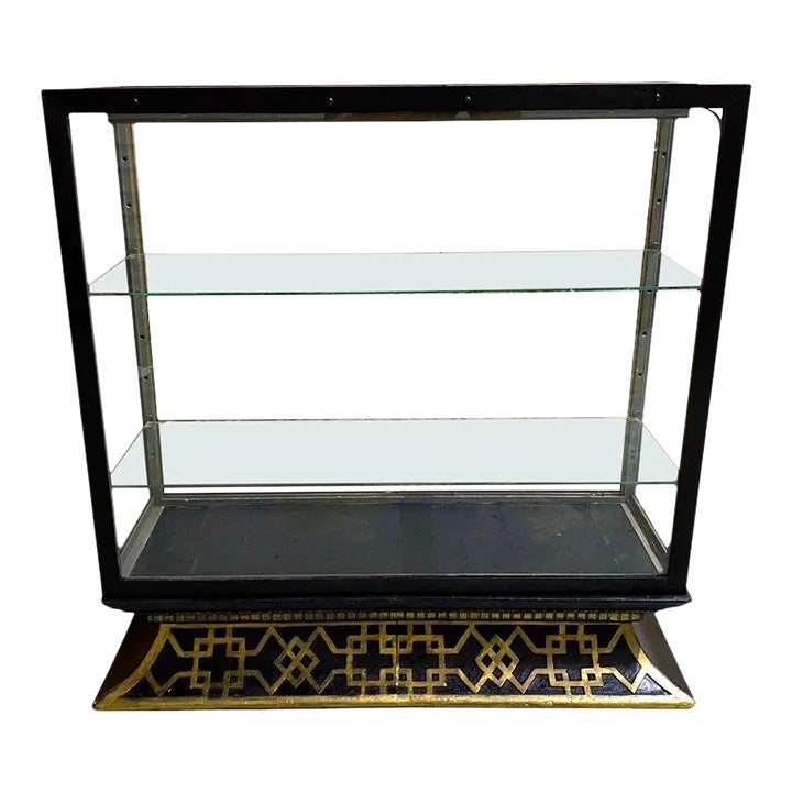 1920s Art Deco Chinese Motif Display Case, From Cartier Nyc Showroom ...