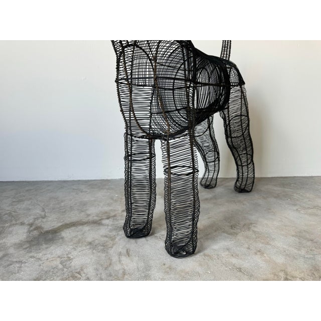 Vintage - Modern Lifesize Airedale Terrier Topiary Frame / Sculpture ...