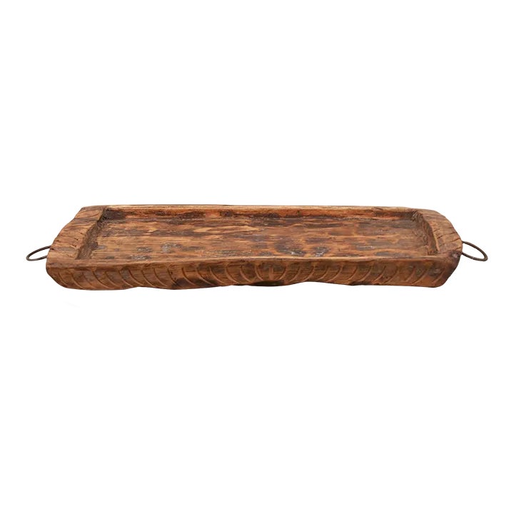 Carved Vintage Swat Valley Tray | Chairish