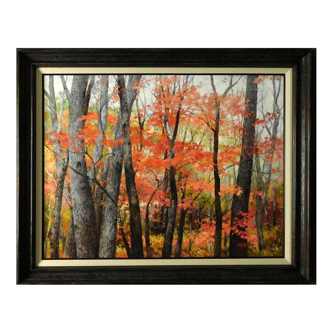 Paul Guy Gantner "Trees in Color" Original Oil Painting on Canvas ...